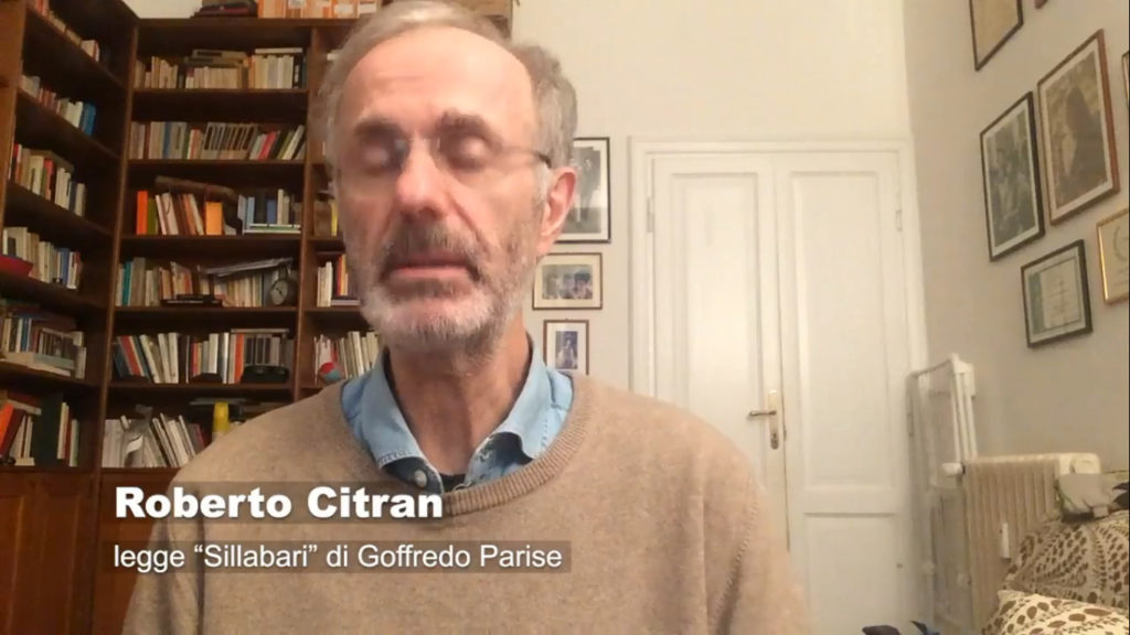 #Iorestoacasa, l’attore Roberto Citran legge “I Sillabari” di Goffredo ...