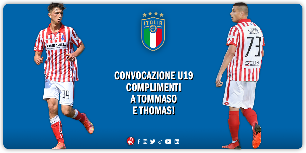 Nuova convocazione in Nazionale Under 19 per Tommaso Mancini e Thomas ...