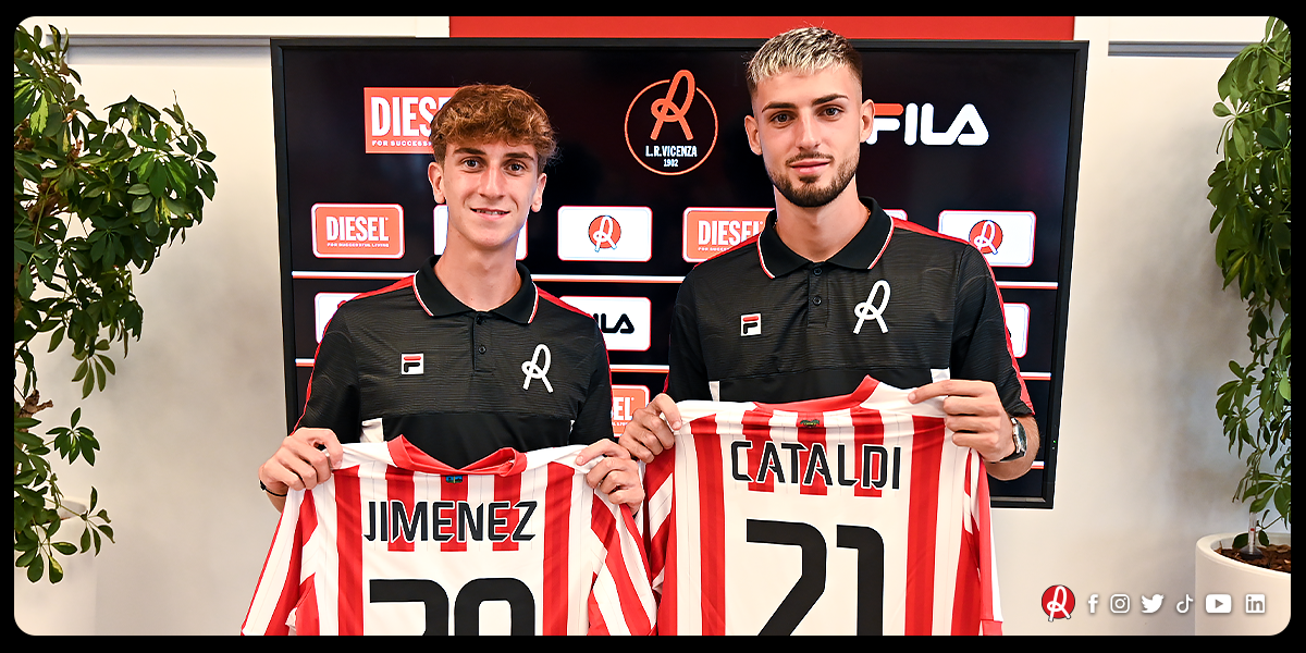 LR Vicenza: ecco Riccardo Cataldi e Kaleb Jimenez Castillo