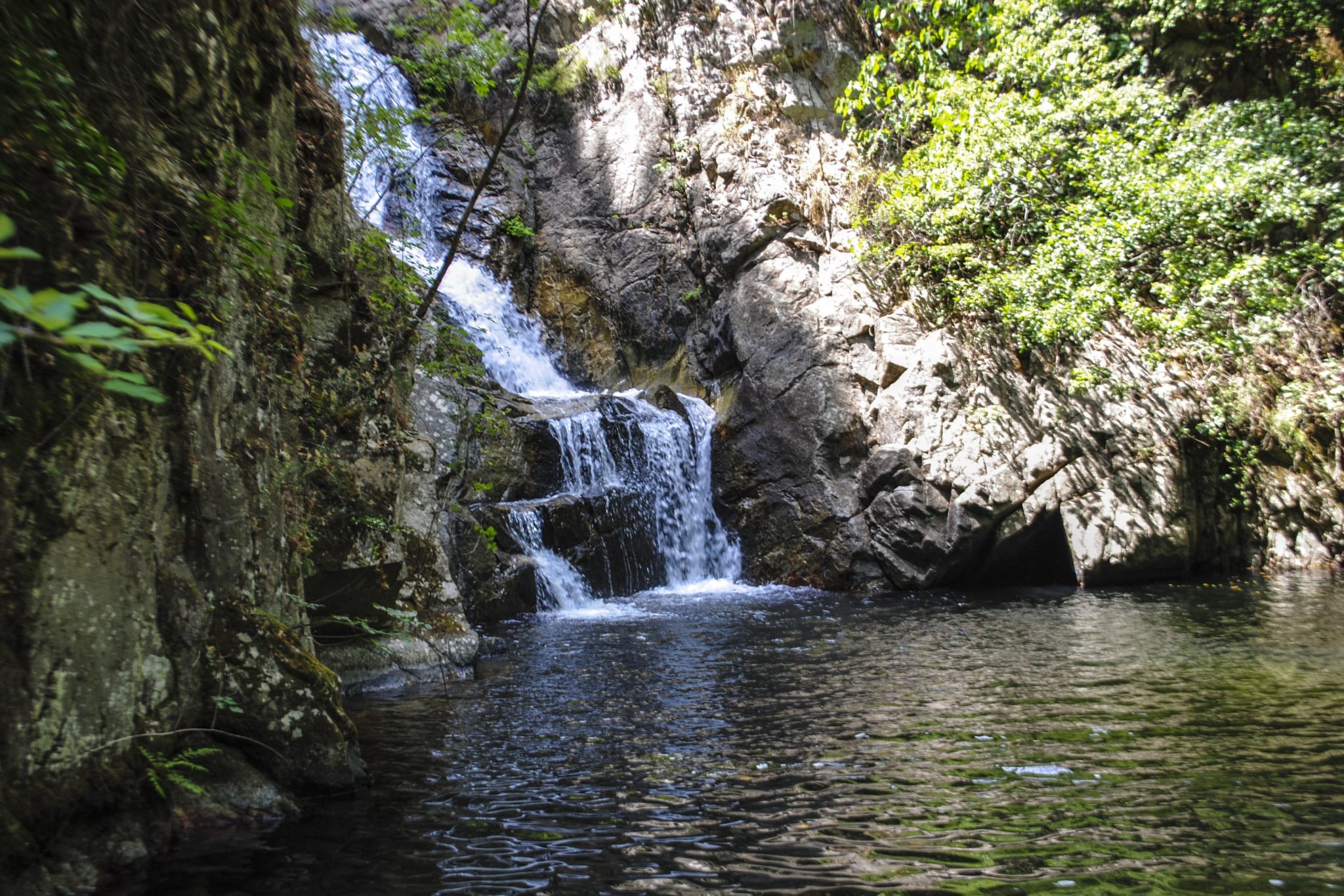 Cascate del Marmarico in Calabria nell’Appennino Meridionale