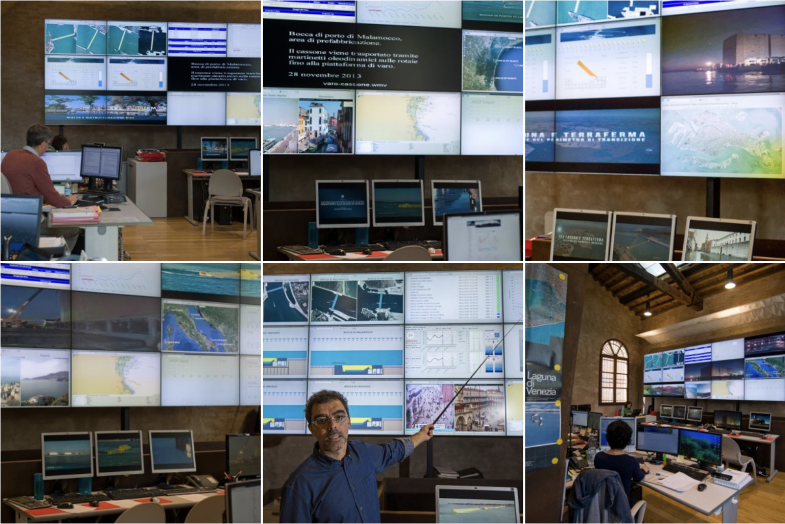 MOSE, Zaia visita la control room