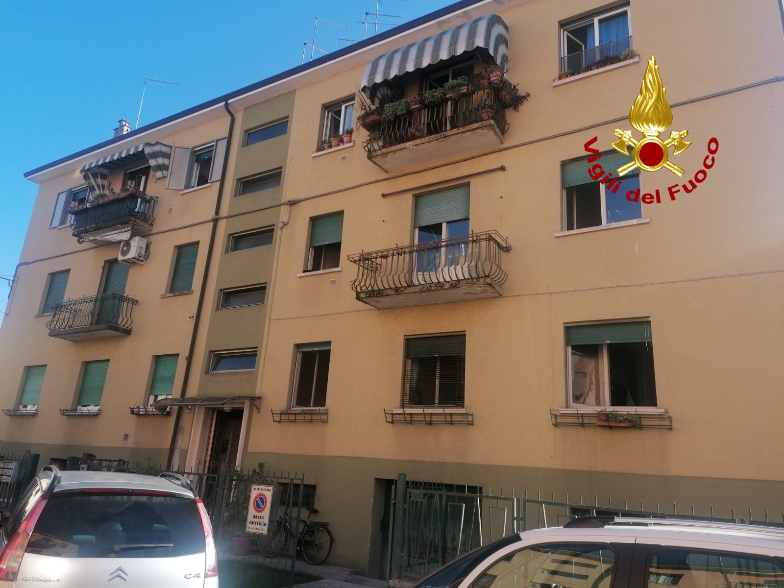 Vigili del fuoco intervengono a San Pio X (VI) e a Bolzano Vicentino