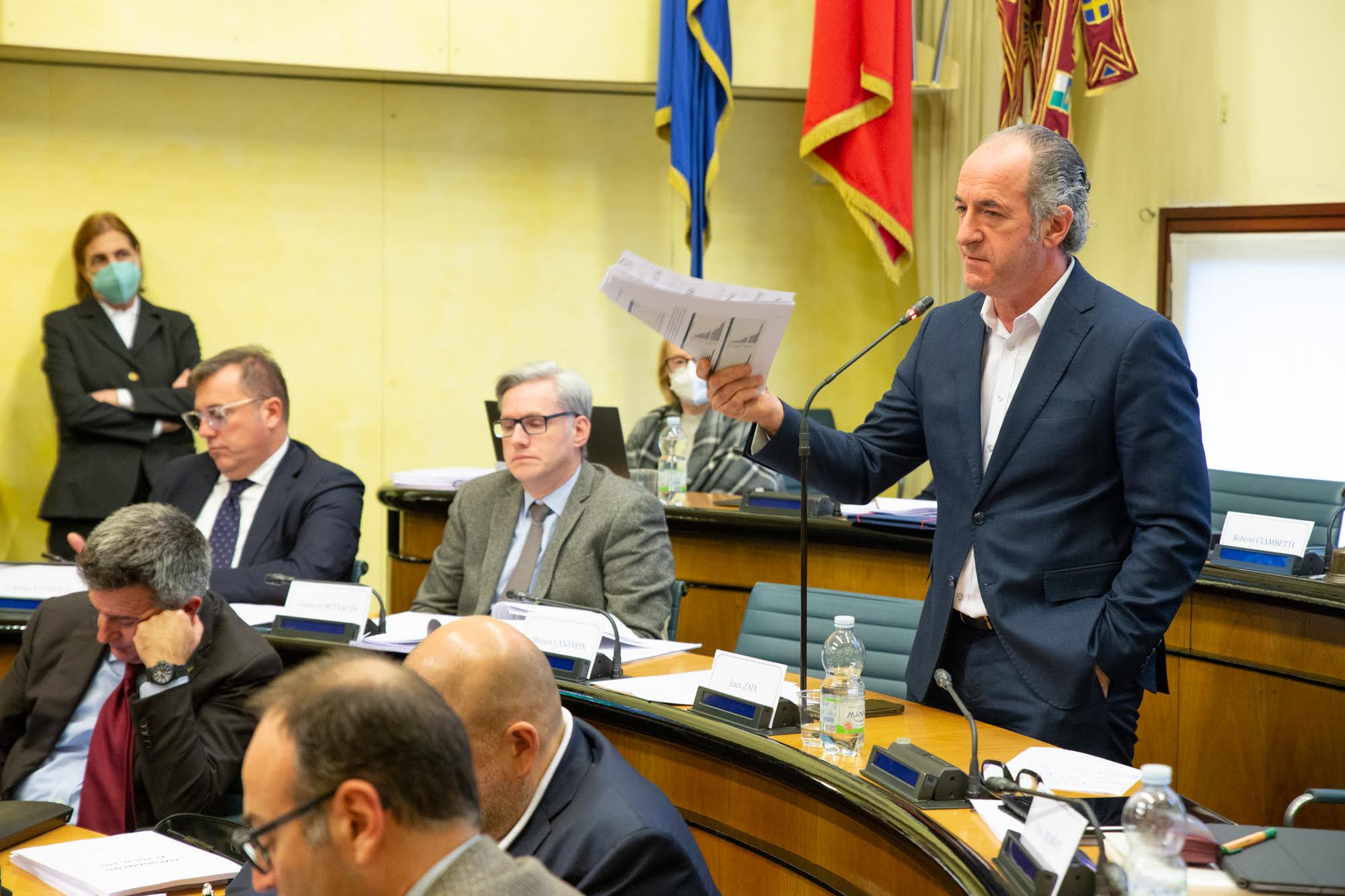 Bilancio Veneto ok in Consiglio: no aumento Irpef. sanità: 10 Mld