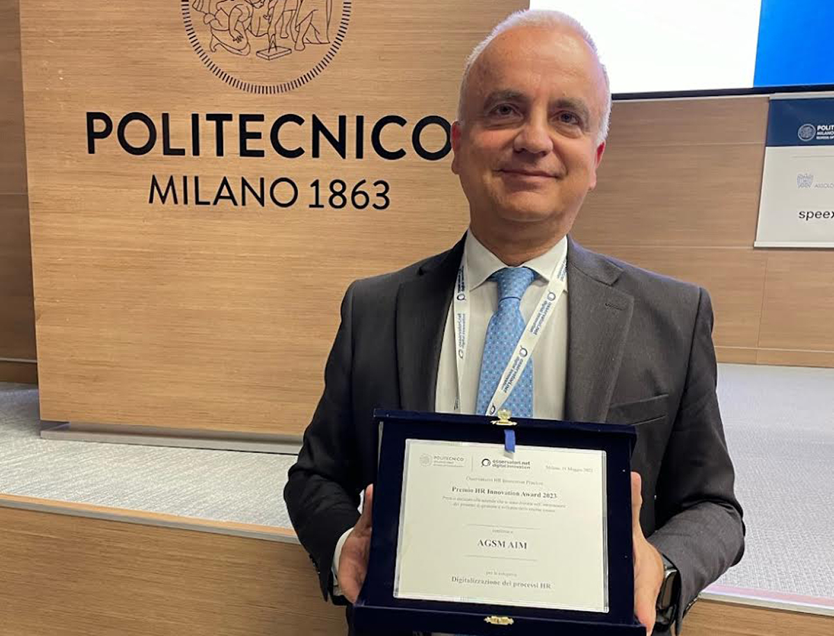 Agsm Aim vince il Premio “Digitalizzazione dei Processi Hr”