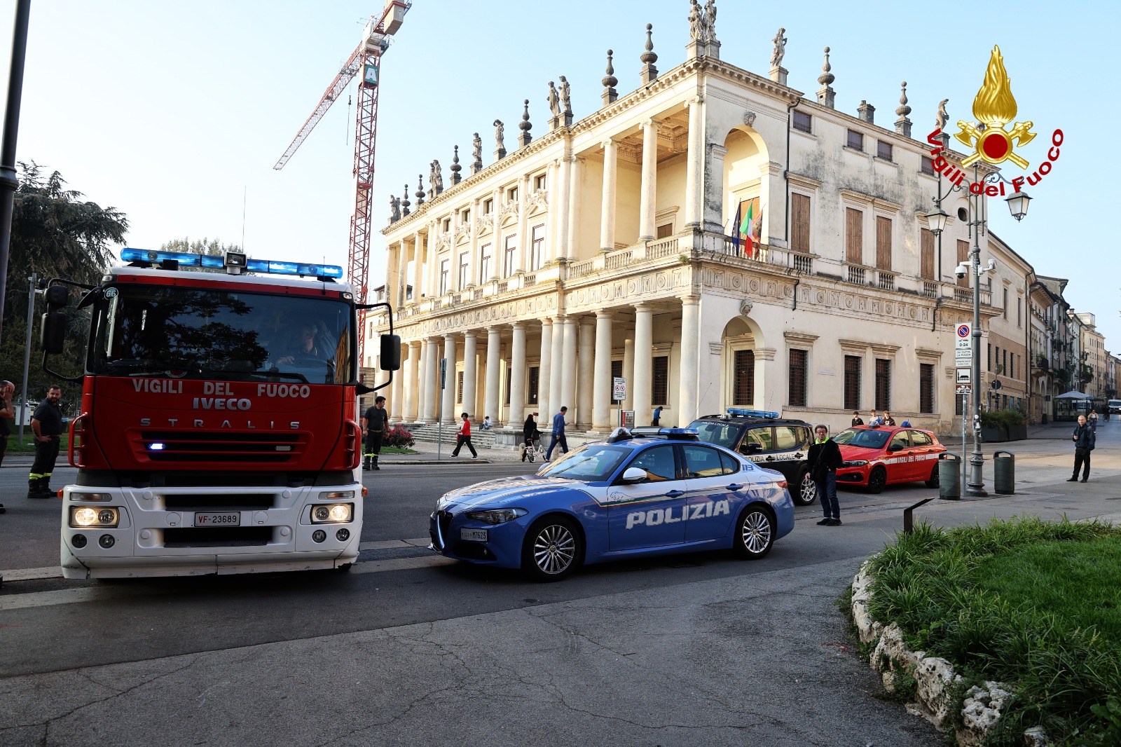 Teatro Olimpico di Vicenza, spento da passante principio d’incendio