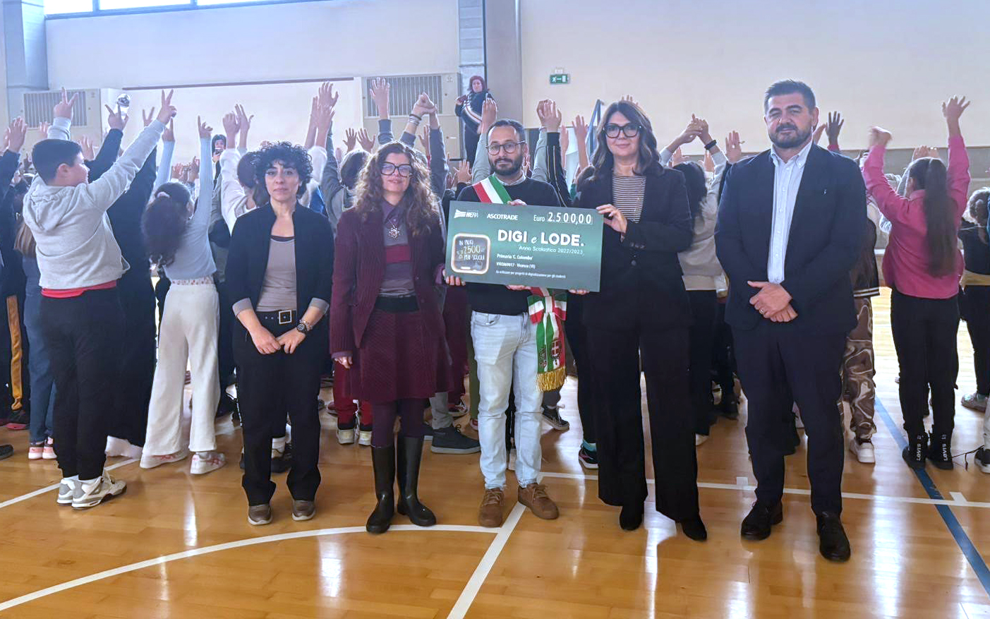 Digi e Lode, premio alla scuola Cristoforo Colombo di Vicenza