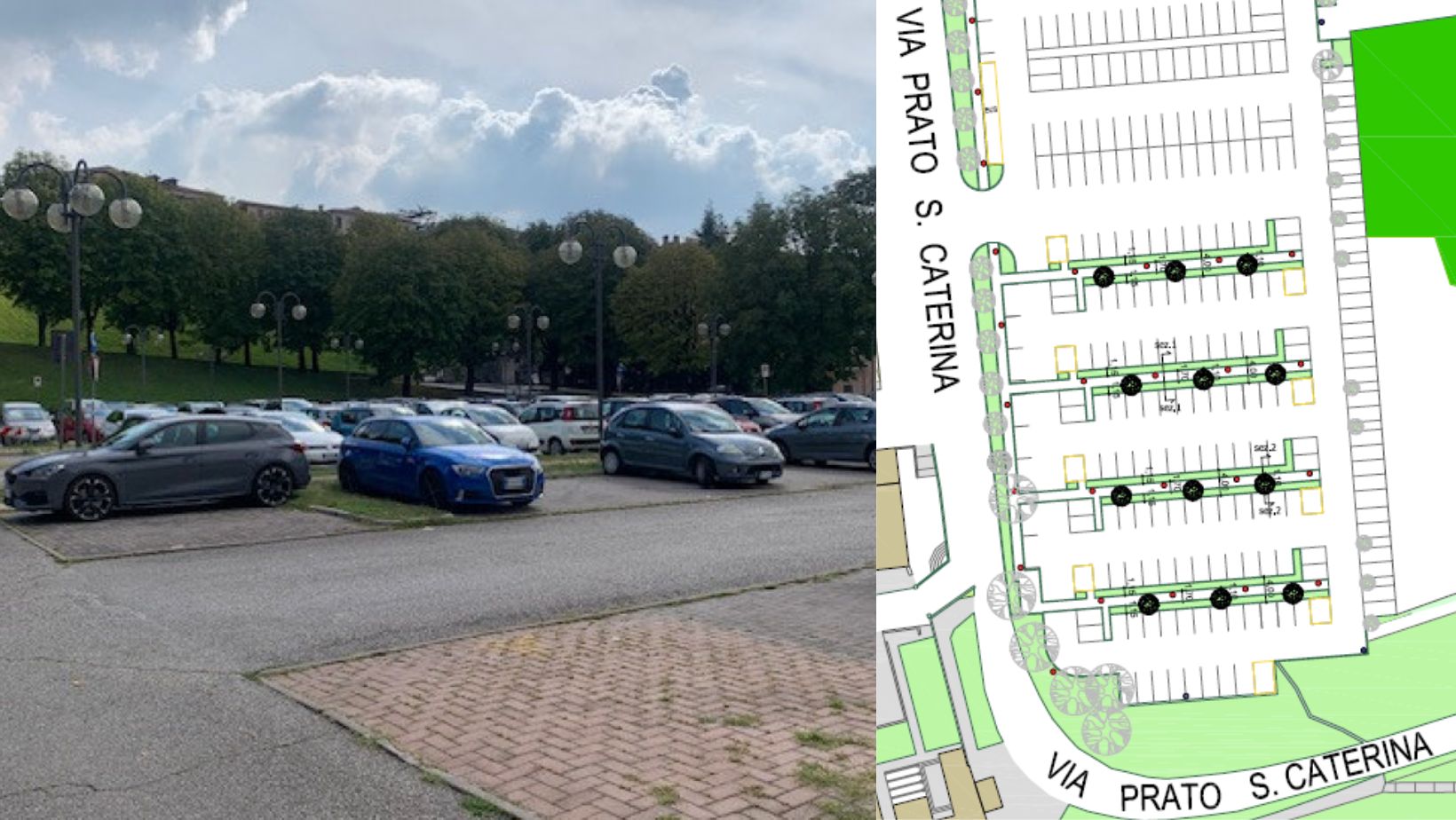 Parcheggio Prato Santa Caterina a Bassano: via al restyling