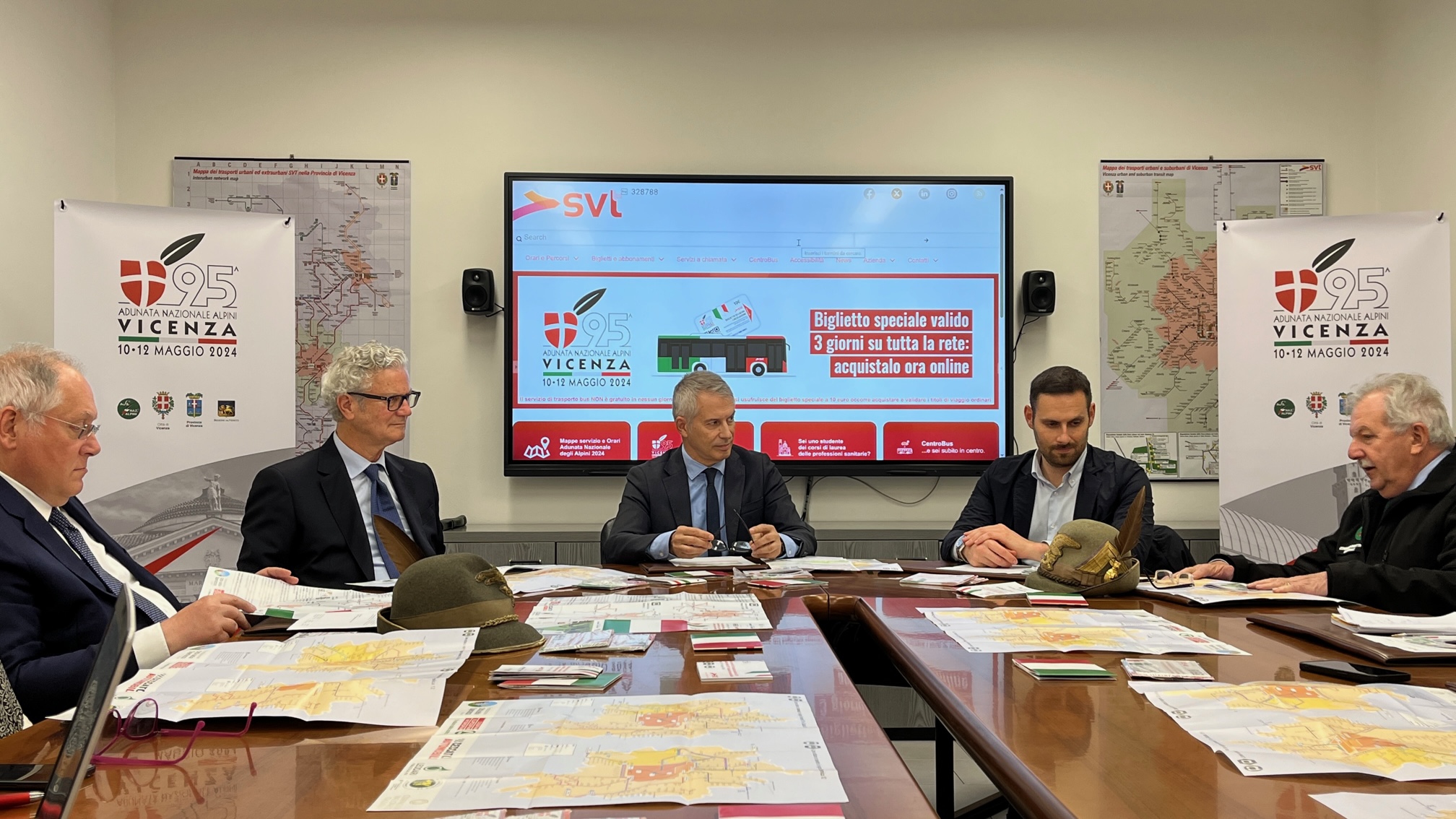 SVT: il trasporto pubblico vicentino pronto ad accogliere gli Alpini
